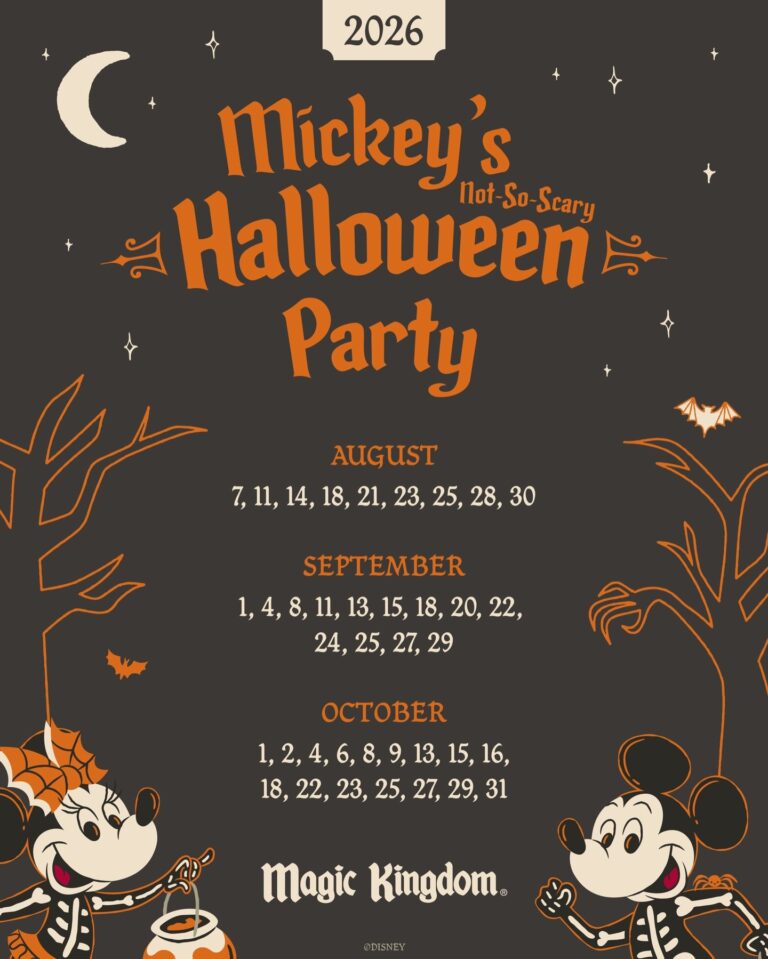 Mickey's Not So Scary Halloween Party 2026: Dates, Prices, and What ...