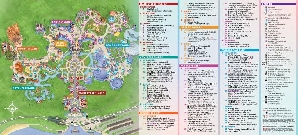 Walt Disney World Map 2026 | All Four Parks and Transit | Deep Arrival